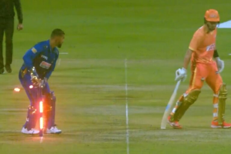 Drama in ILT20 As Former RCB Recruit Wanders out of Crease and Is Run ...