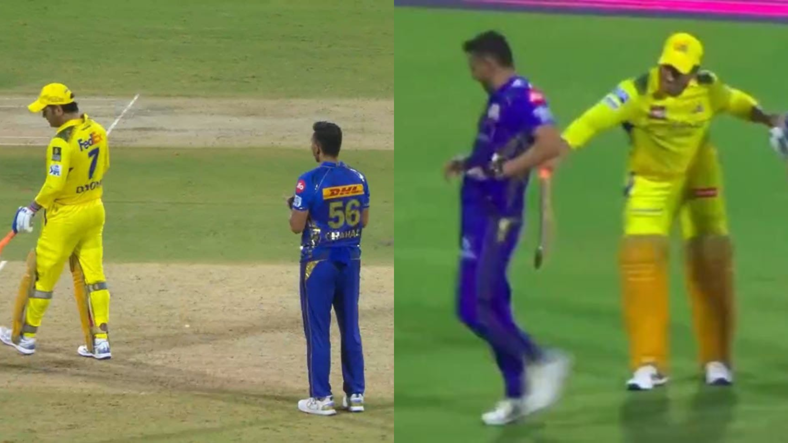 MS Dhoni Gives It Back to Deepak Chahar After He Sledges The Legend During CSK vs MI IPL 2025 ...