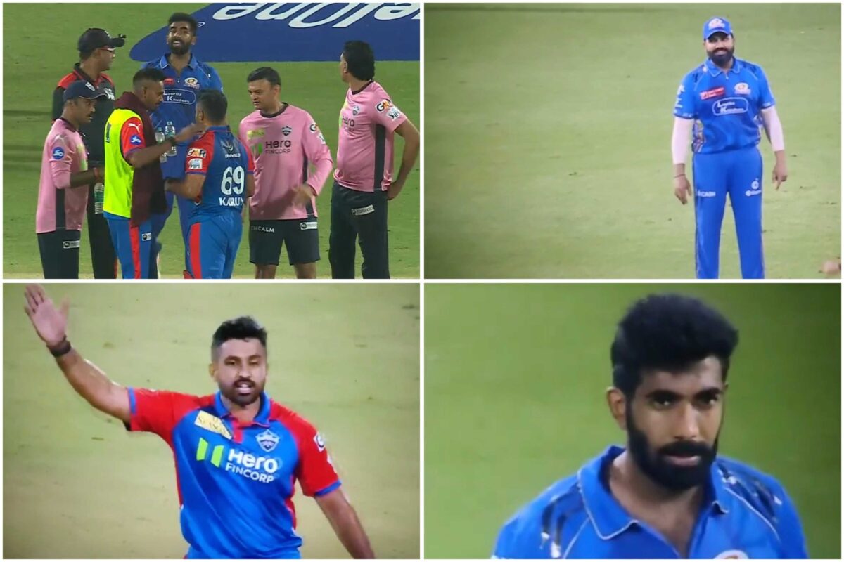 [WATCH] Karun Nair, Jasprit Bumrah Involved in Heated Argument After DC Impact Player Smashes 18 ...